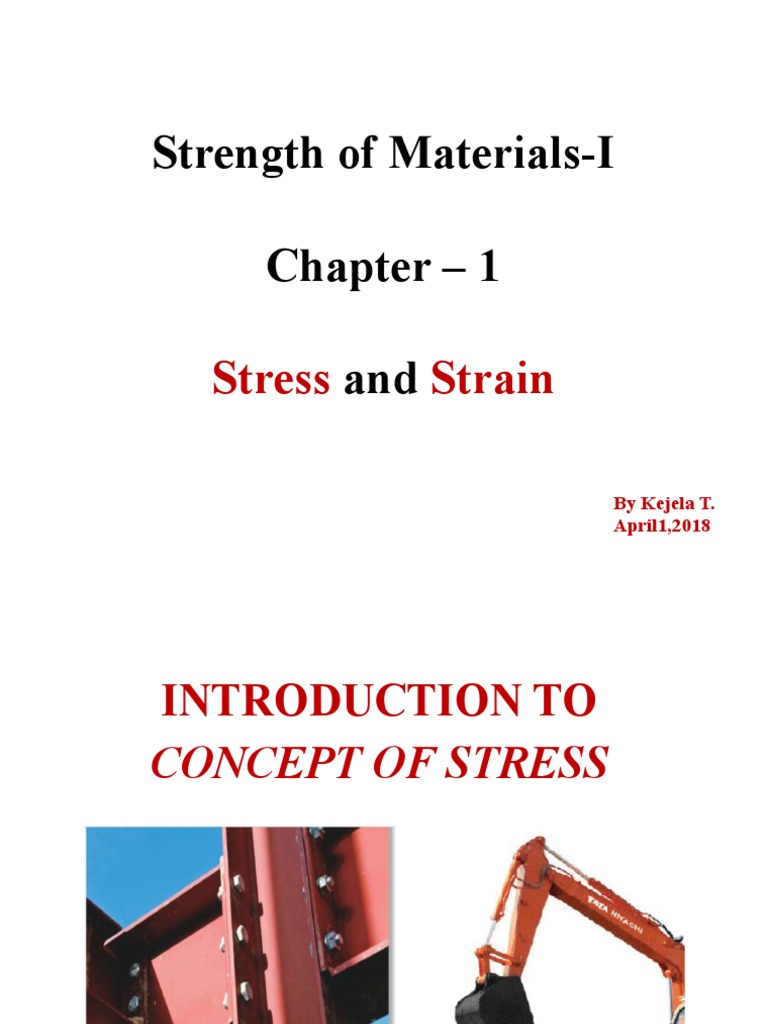 Strength of Materials-I Chapter - 1 And: Stress Strain | Download Free ...