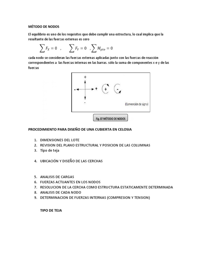 Método de Nodos | PDF