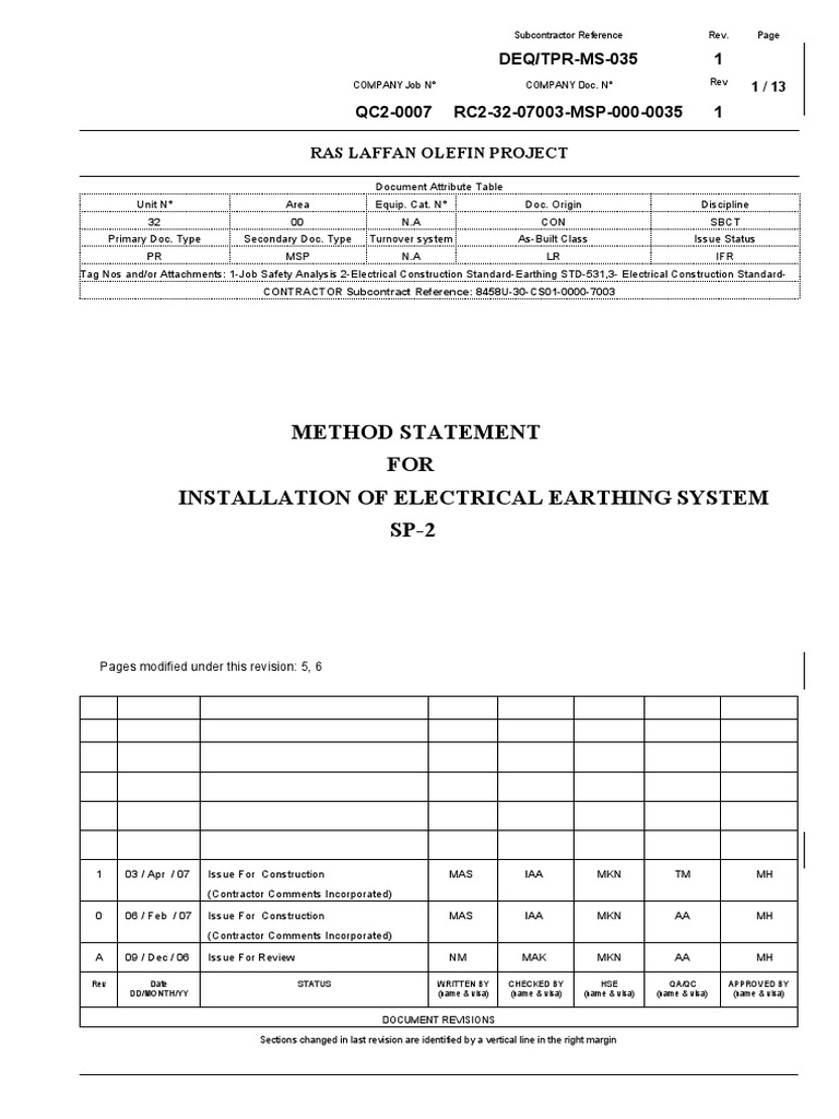 MS Earthing - 1 | PDF | Electrical Connector | Electrical Components