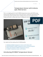 Arduino Nano and Two DS18B20 Temperature Sensors With I2C LCD | PDF | Arduino | Computing