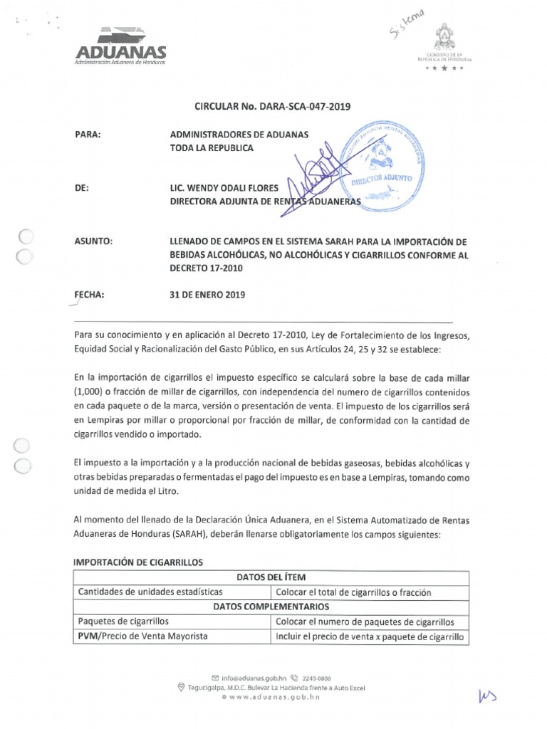 Circular Dara Sca 047 2019 | PDF