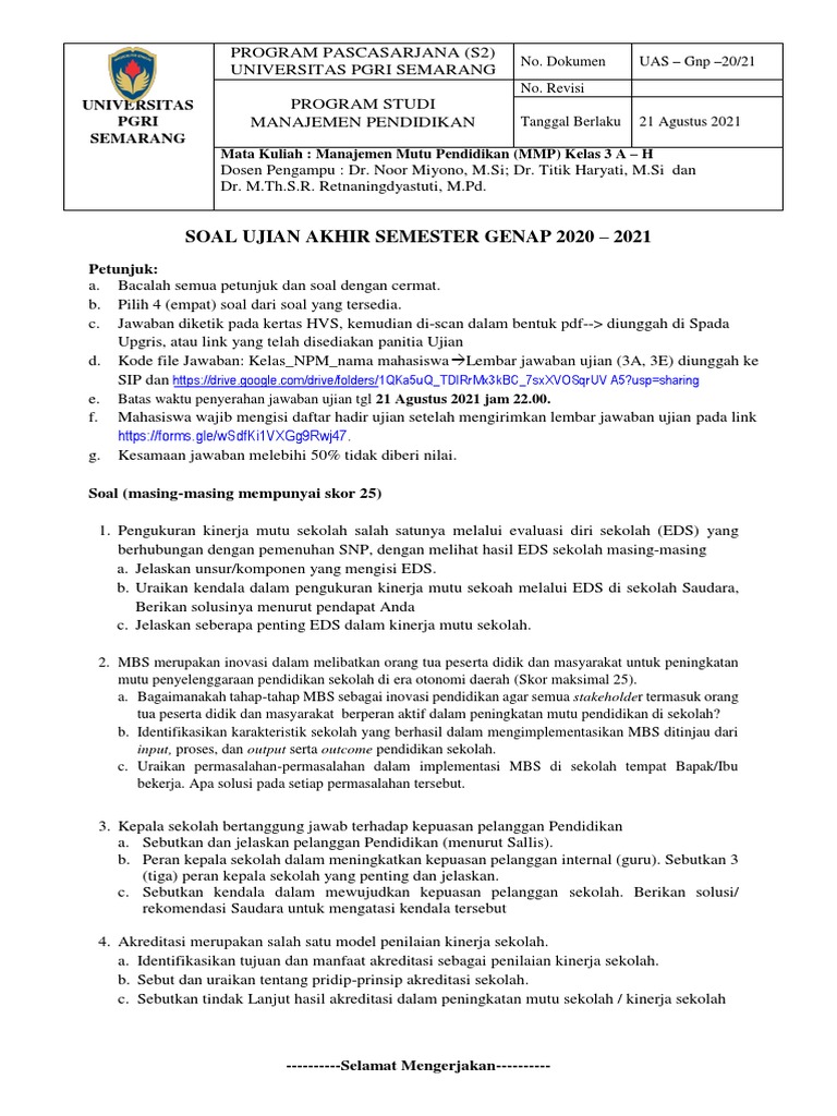 Evaluating School Performance Through Self-Assessment | PDF