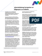 Employment Contract (In Filipino) | PDF