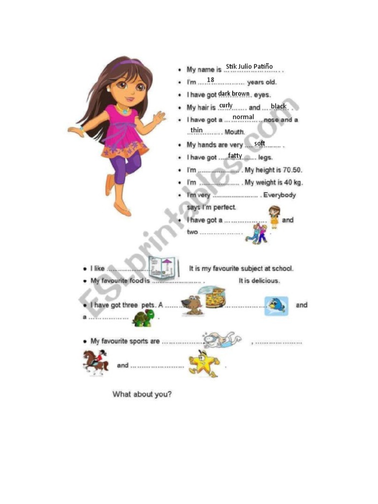 Introduce Yourself English 2 | PDF