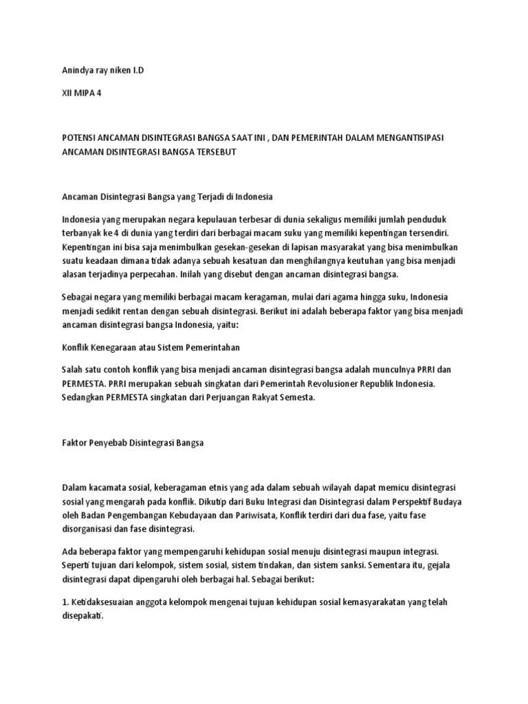 Anindya Ray Niken I.D | PDF