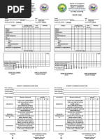 Revised Grade Slip Format | PDF | Science | Learning