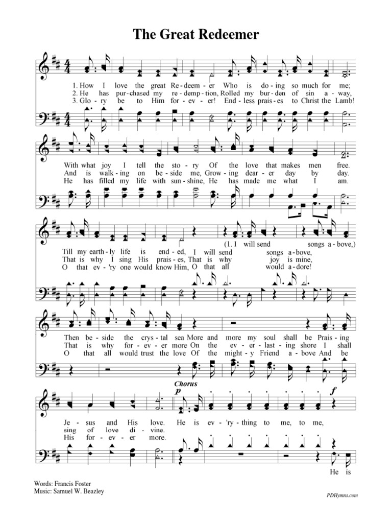 The Great Redeemer | PDF