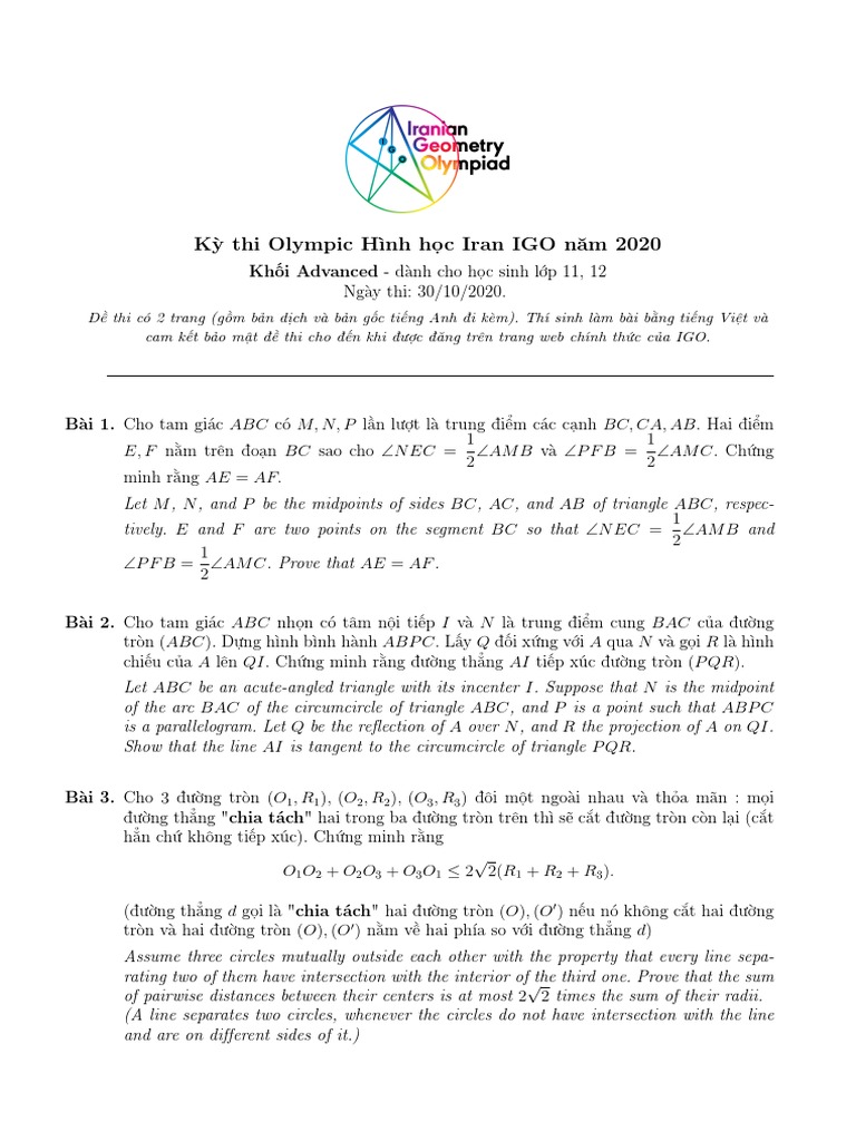 IGO 2020 (Vietnamese) | PDF