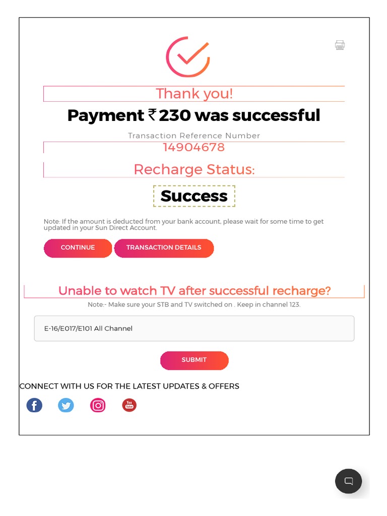 Sun Direct Recharge Success Guide | PDF