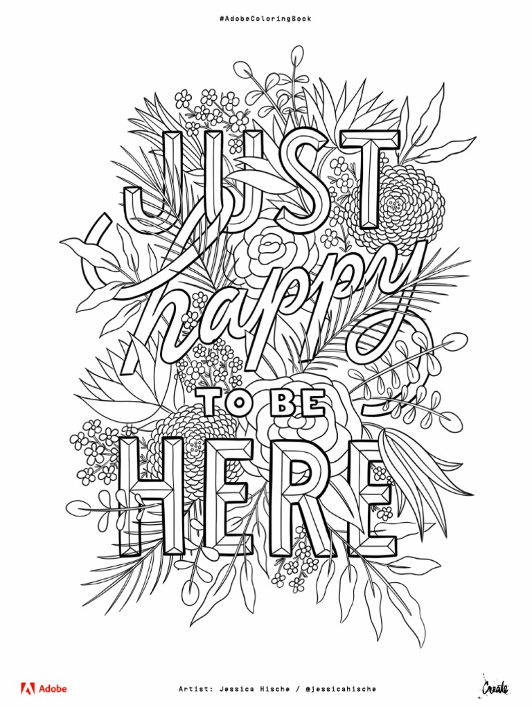 5 Adobe Coloring Book - Gratitude, Varios Artistas | PDF