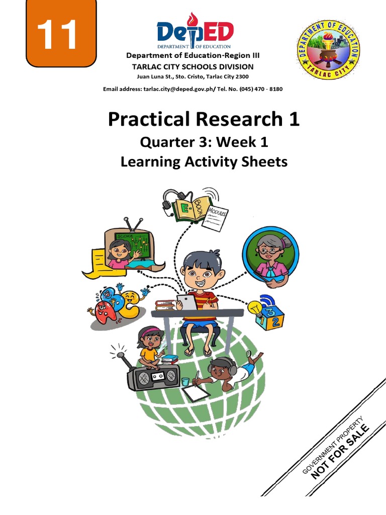 Practical Research 1: Quarter 3: Week 1 Learning Activity Sheets | PDF ...