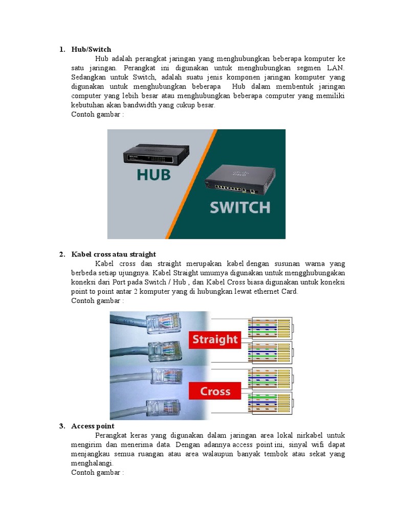 Peralatan Jaringan Komputer | PDF