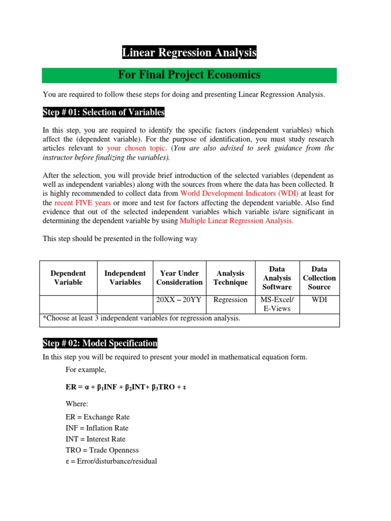 Linear Regression Analysis | PDF | Regression Analysis | Errors And Residuals