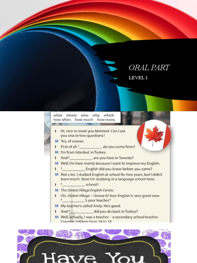 Oral Interview | PDF