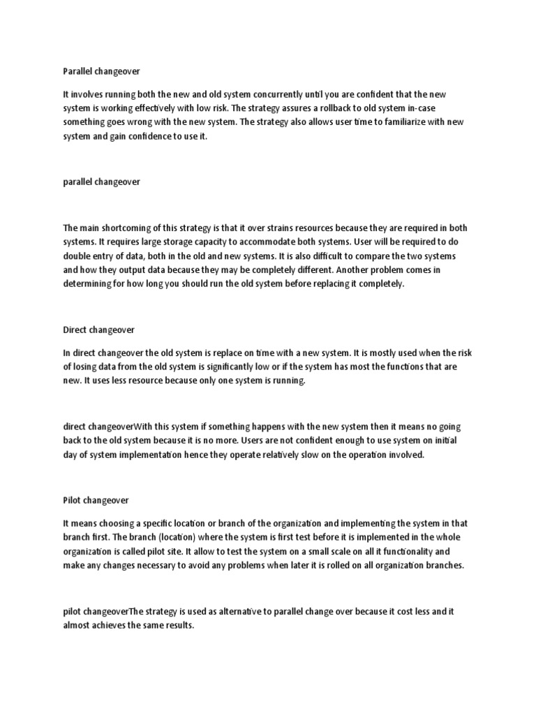 Parallel Change | PDF | Computing | Information Technology