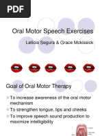 Beckman Oral Motor Evaluation Protocol PDF | PDF | Tongue | Human Anatomy