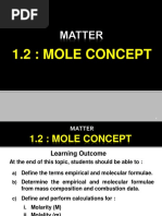 Chemistry Form 4 Chapter 3 | PDF | Mole (Unit) | Molecules