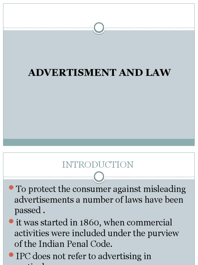 Advertisment and Law | PDF | Drugs | Advertising