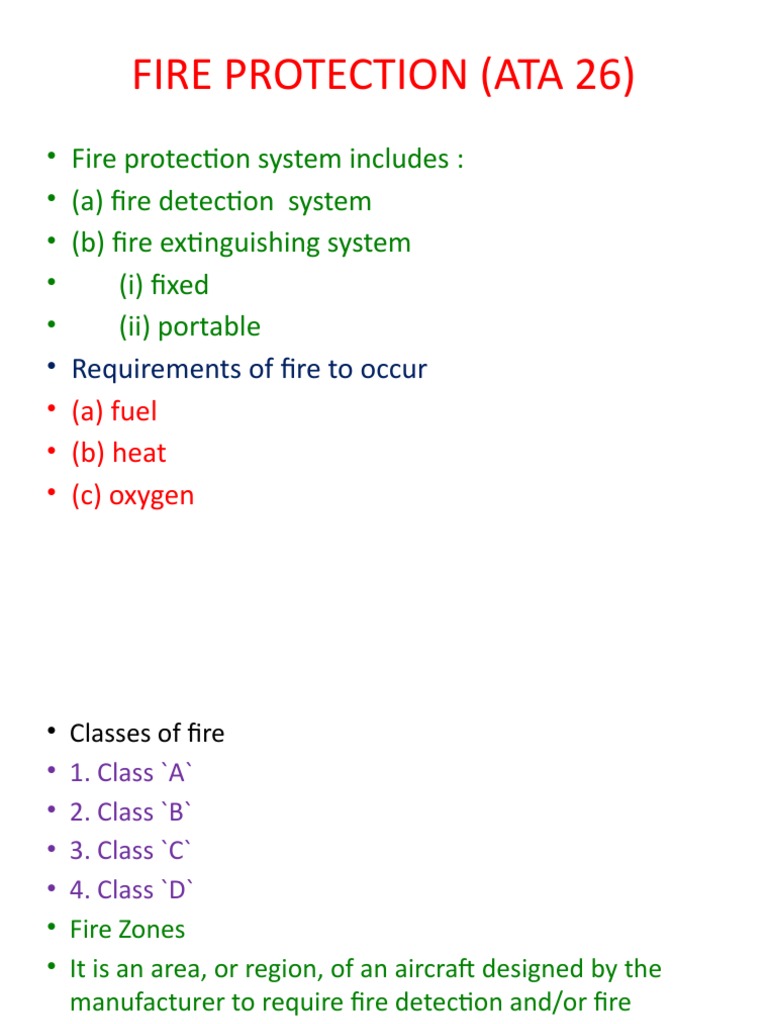 Fire Protection (ATA 26) | PDF | Relay | Smoke