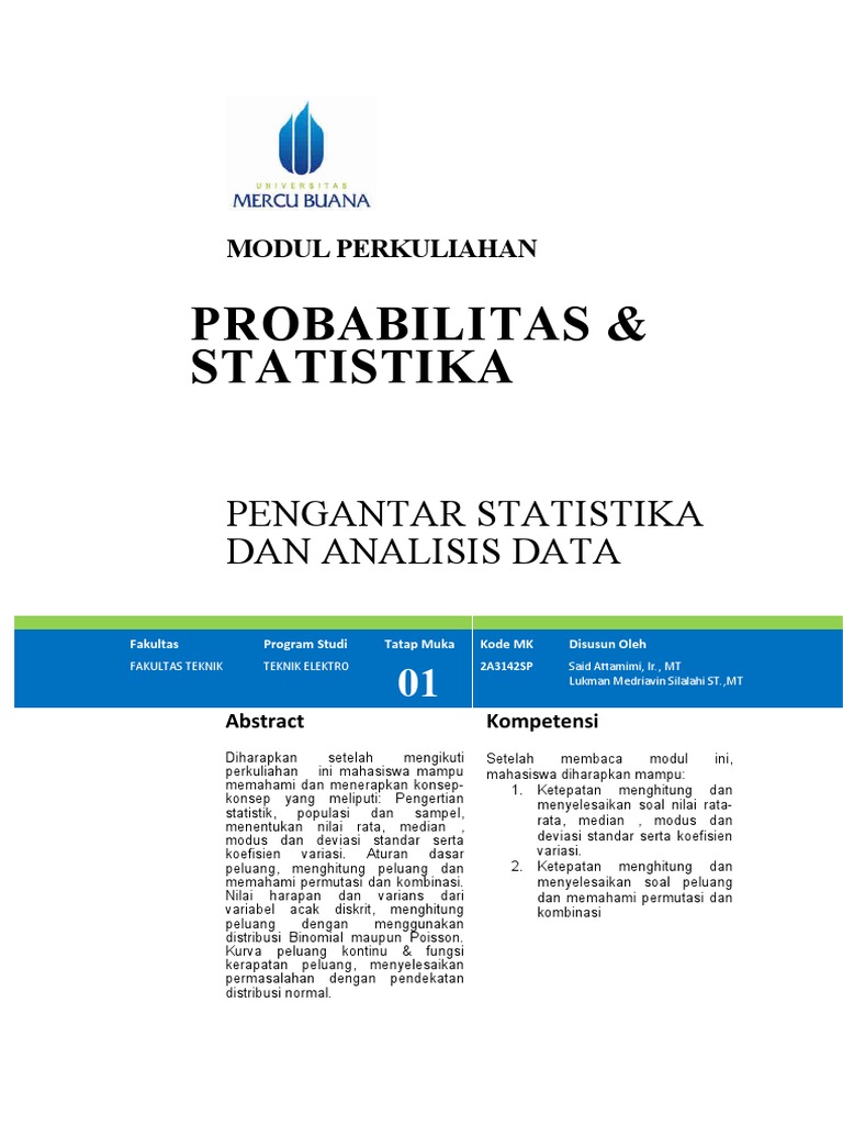 Probstat 1 | PDF