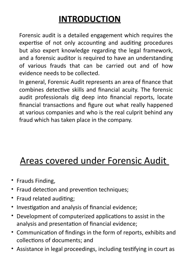 Foresnsic Audit | PDF | Audit | Computer Forensics