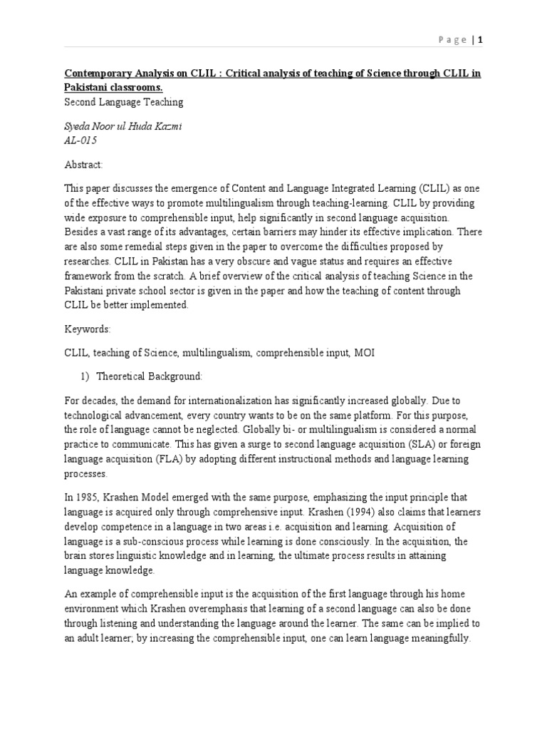 Theoretical Background | PDF | Second Language Acquisition | Teachers Theoretical Background | PDF | Second Language Acquisition | Teachers