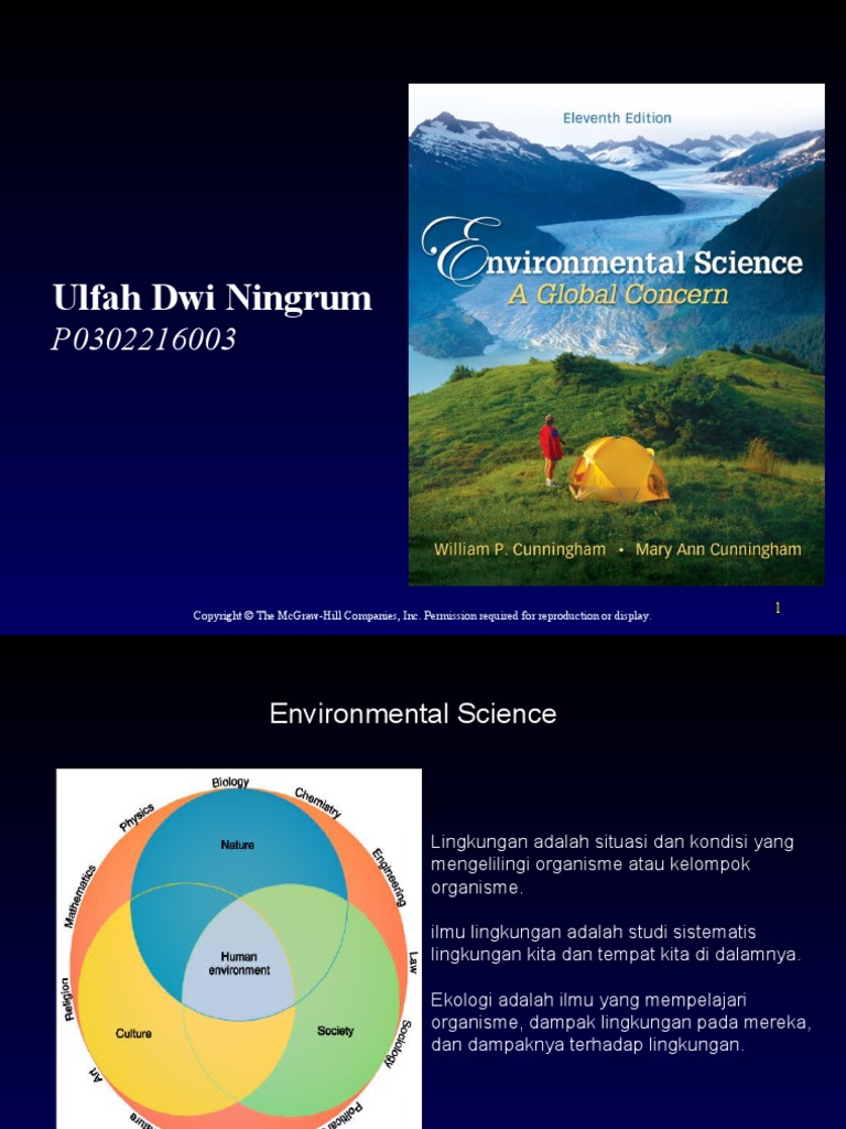Environmental Science A Global Concern | PDF | Karier & Perkembangan ...