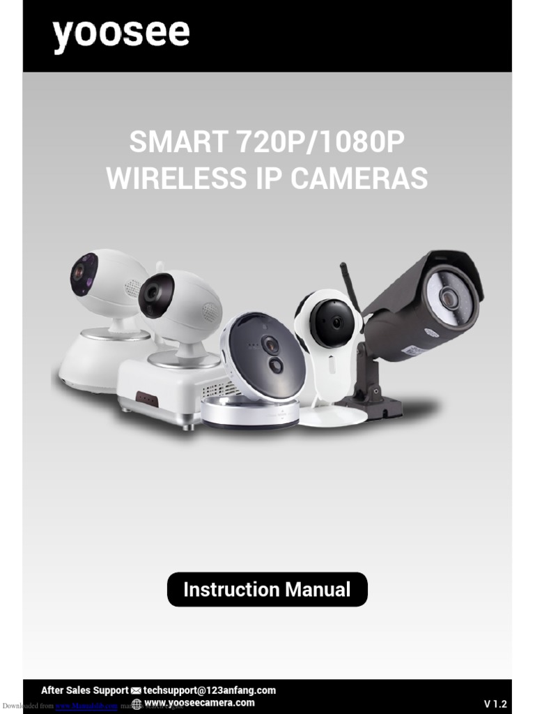 Smart 720p 1080p Wireless Ip Cameras Instruction Manual Pdf Wi Fi