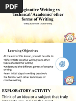 Creative Writing Curriculum Guide | PDF | Language Arts & Discipline