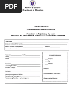 Sample NG Sulating Pangwakas Sa Filipino | PDF