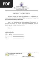 Dti Application Letter | PDF | Business | Finance & Money Management
