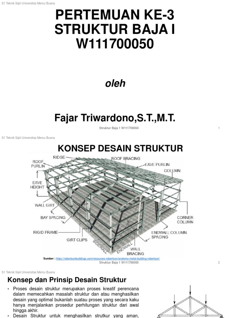 Modul - Struktur Baja - 3 - SP - Genap2021 | PDF