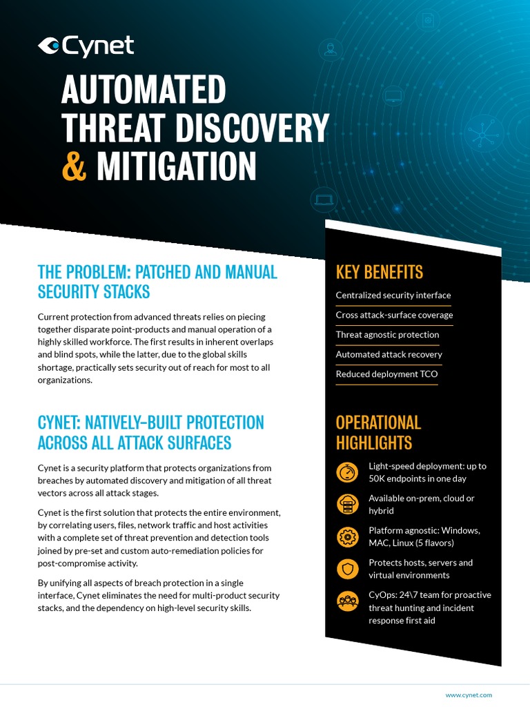 Automated Threat Discovery Mitigation: The Problem: Patched and Manual ...
