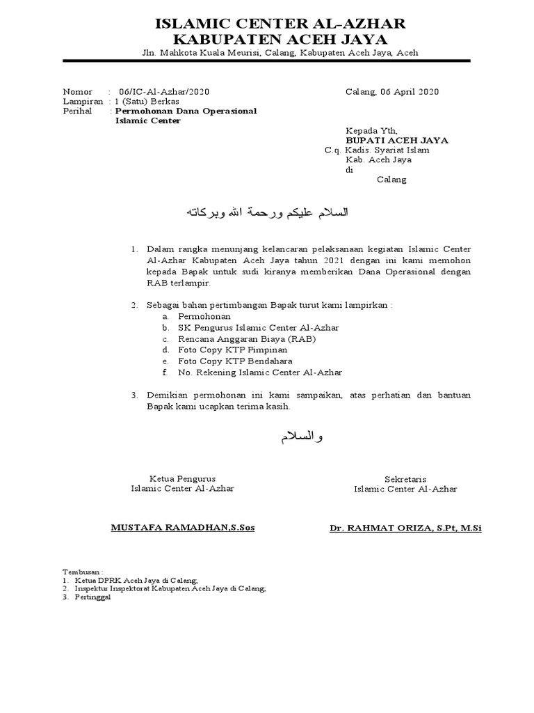 Proposal Islamic Center | PDF