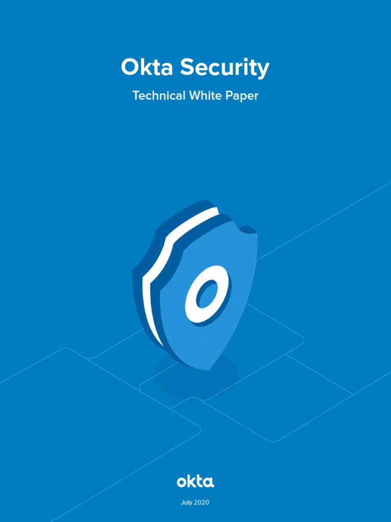 Okta Security: Technical White Paper | PDF | Cloud Computing | Key ...