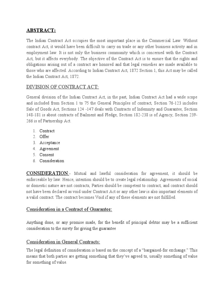 Abstract For Legal Paper | PDF