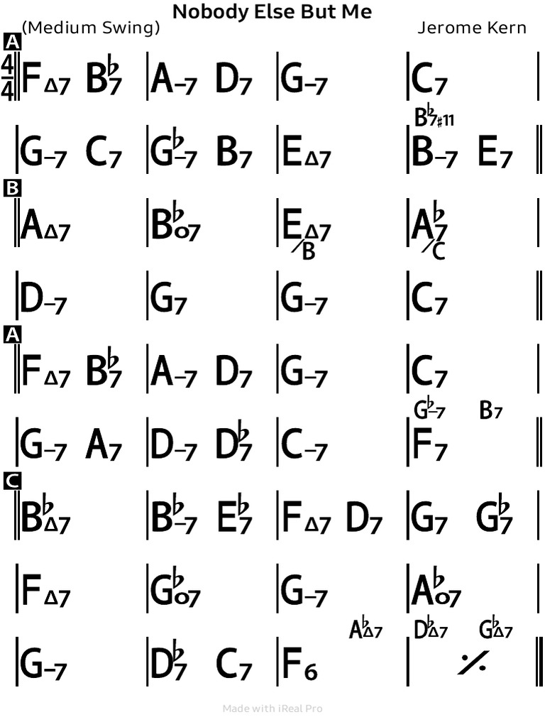 Nobody Else But Me | PDF