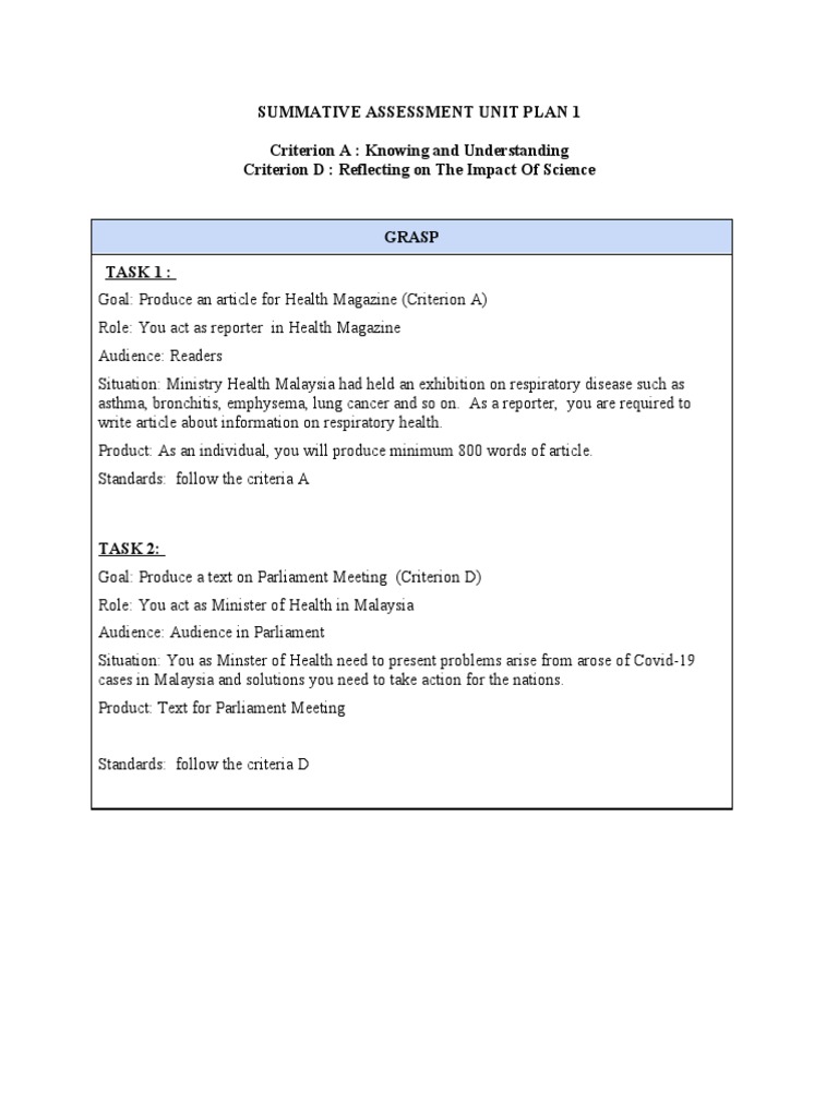 Respiratory Health Assessment Plan | PDF | Science | Knowledge