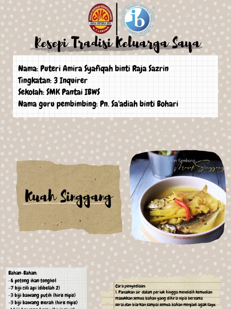 Resepi Tradisi Keluarga Saya | PDF | Kesehatan Holistik