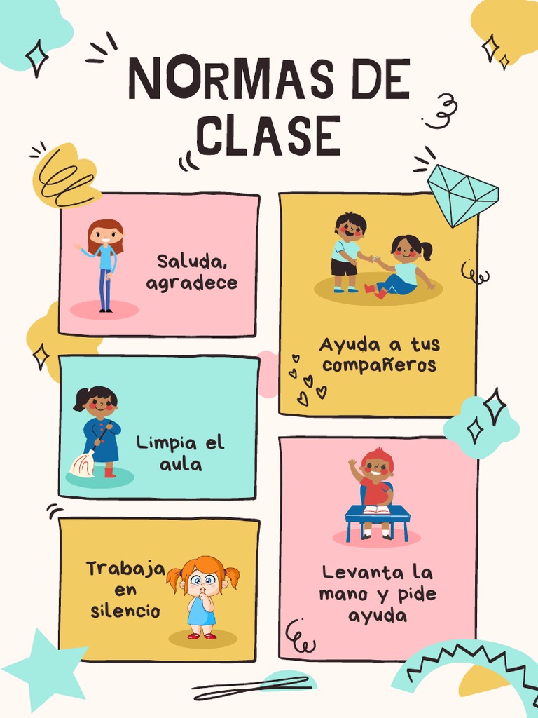 Normas De Clase Secundaria Lunares 6 Normas De Clase Normas De La