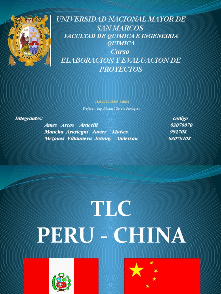TLC China-Peru | PDF | Tratado de Libre Comercio Norteamericano | Arancel
