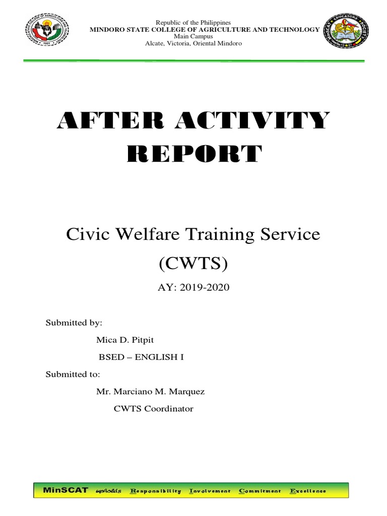 After Activity: Civic Welfare Training Service (CWTS) | Download Free ...