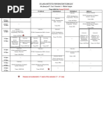 How To Guide For Class Timetable On CELCAT | PDF