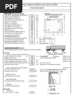 Box Culvert Design LRFD 2x2m, 2m Filling by Excel Sheet | PDF ...