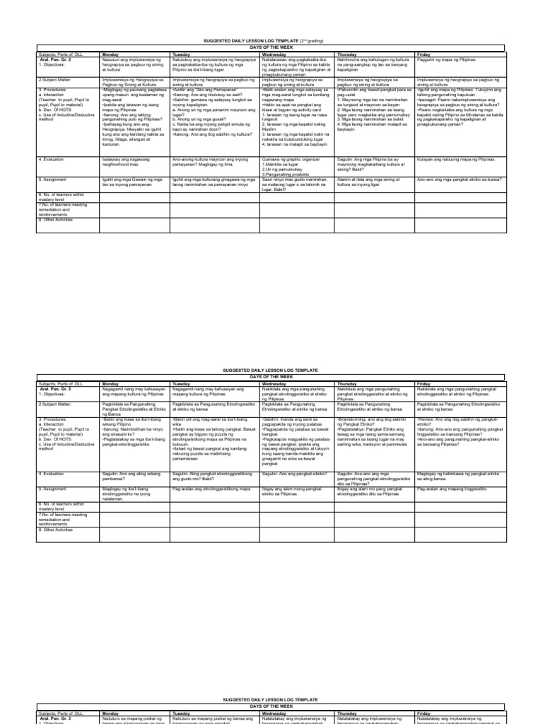 DLL Aral - Pan. | PDF