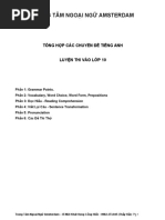 Bảng Các Động Từ Đi Kèm V-Ing, To-V: V + Ving V+Tov V + Somebody + Tov V + (Sb) + V Nguyên Mẫu | PDF