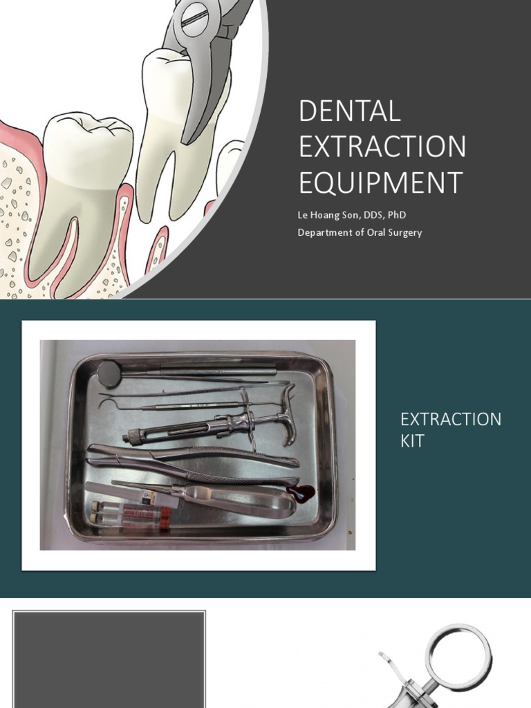 Dental Extraction Equipment and Care | PDF | Home & Garden
