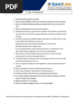 Class 8 Science Friction Worksheet | PDF | Friction | Force