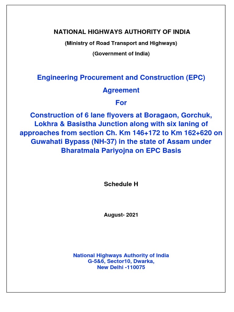 National Highways Authority of India | PDF | Road Surface | Road