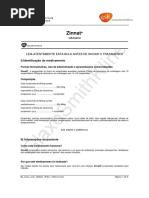ZINA Comprimido Bula Paciente Eurofarma | PDF | Gravidez | Alergia